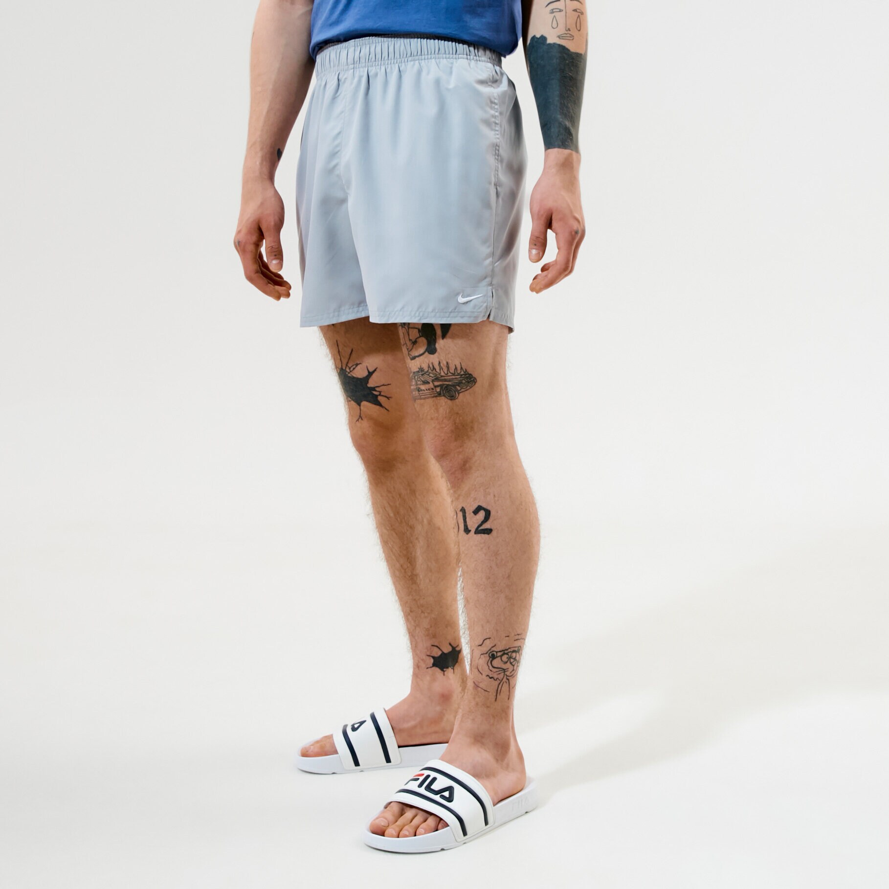 NIKESWIM SZORTY ESSENTIAL 5" NESSA560-079 NIEBIESKI | Męskie Szorty w ...