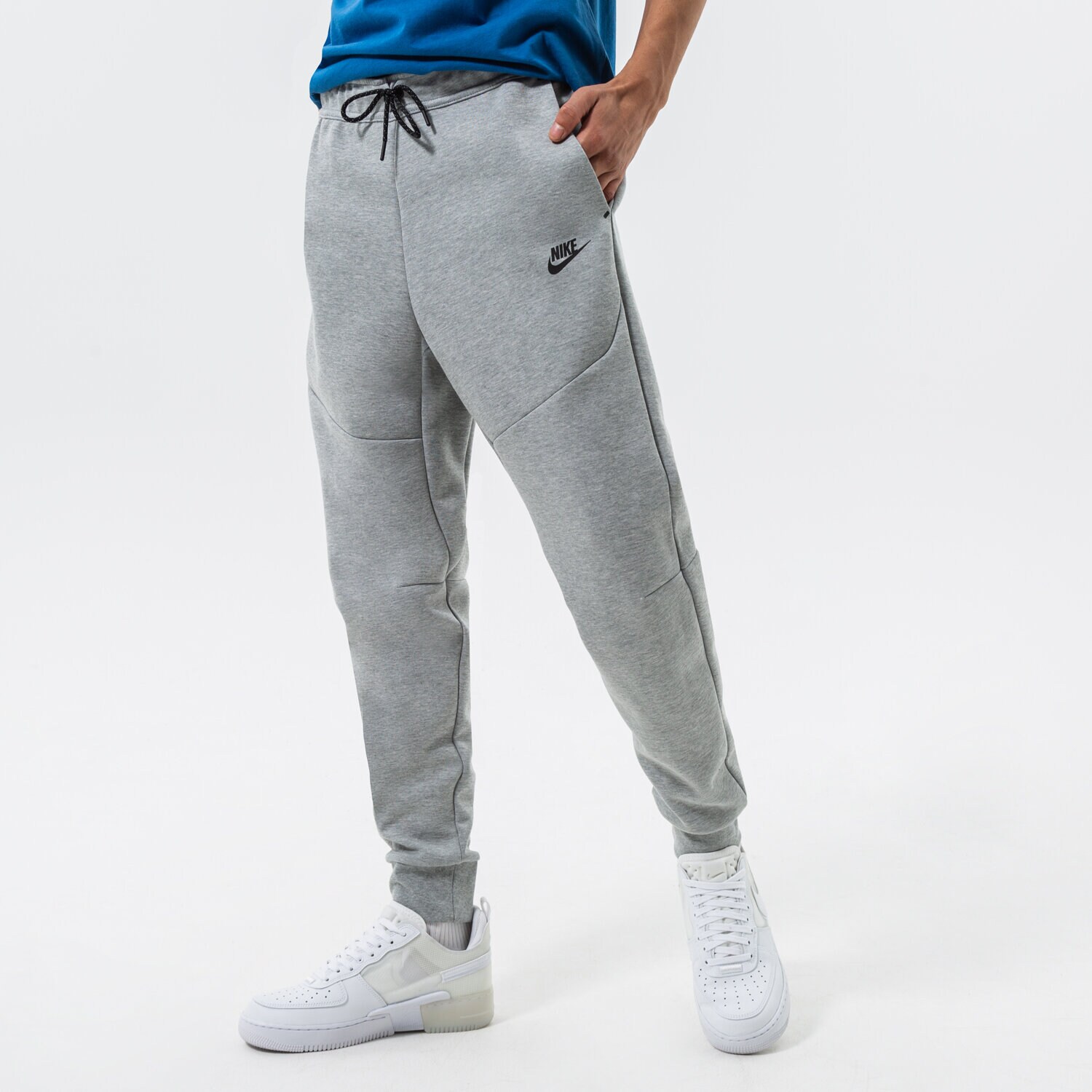 NIKE SPODNIE SPORTSWEAR TECH FLEECE CU4495-063 SZARY | Męskie Spodnie w ...