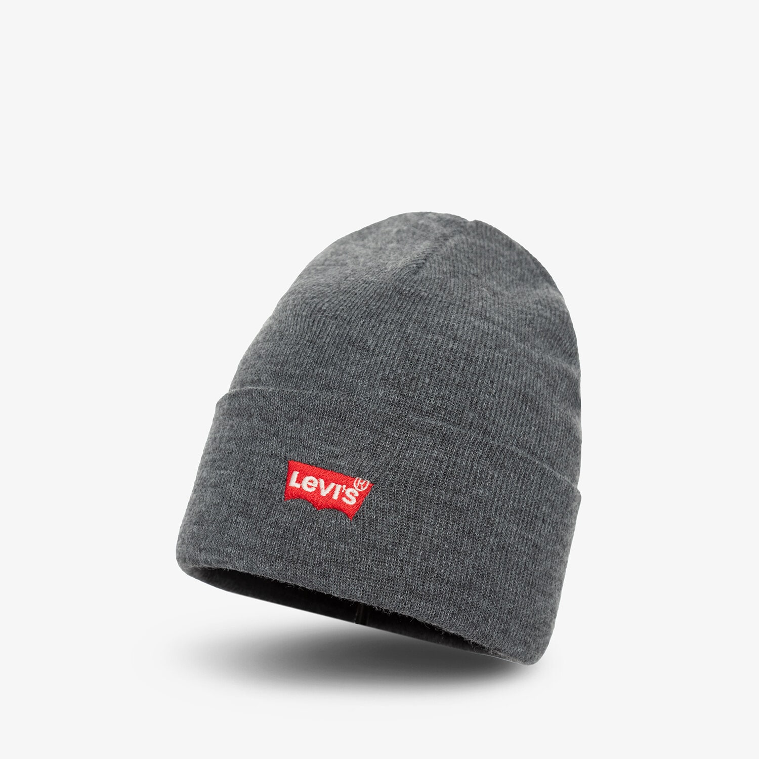 LEVI'S CZAPKA RED BATWING EMBROIDERED BEANIE 38022-0181 SZARY ...