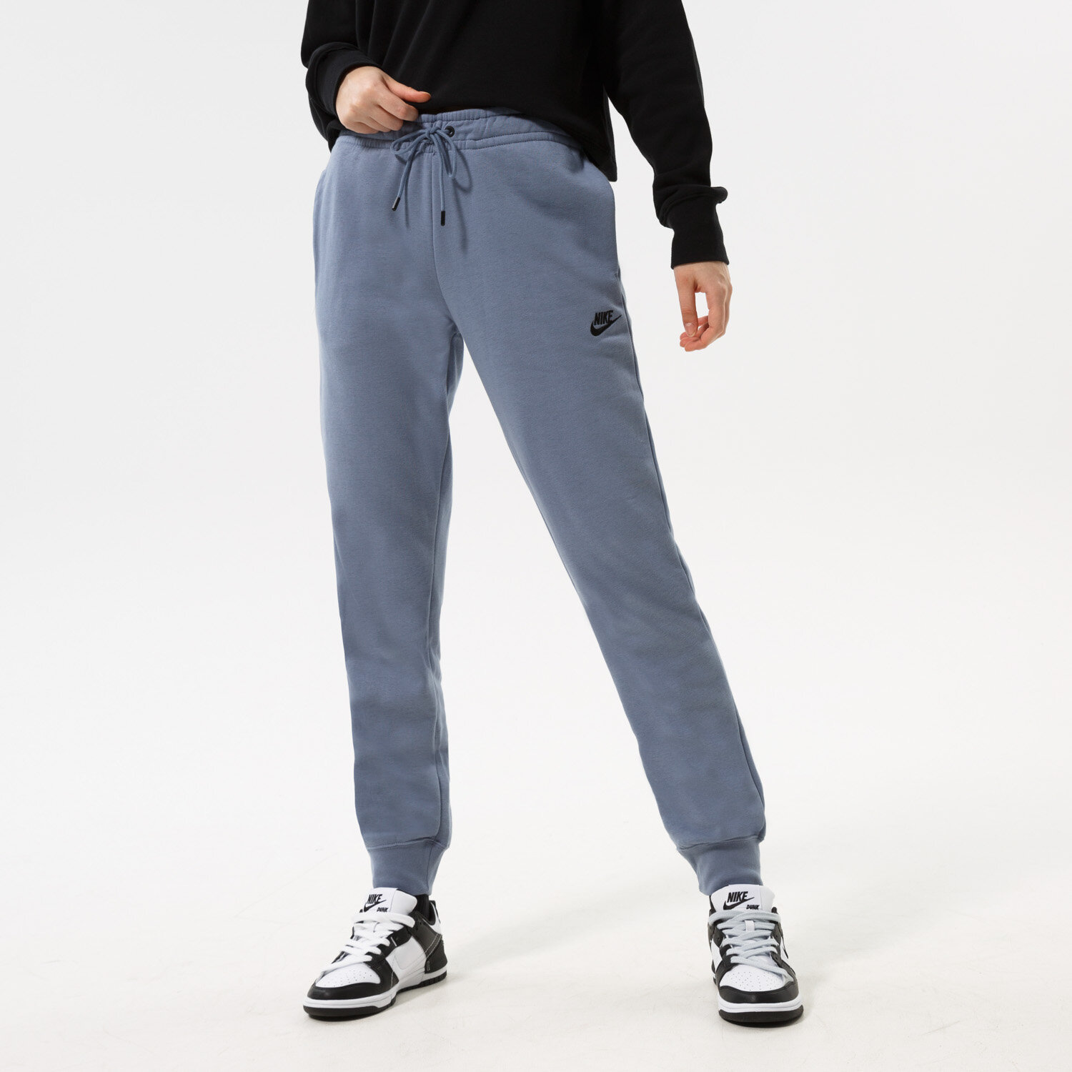 Nike Spodnie W Nsw Essntl Reg Flc Mr Dx2320 493 Niebieski Damskie