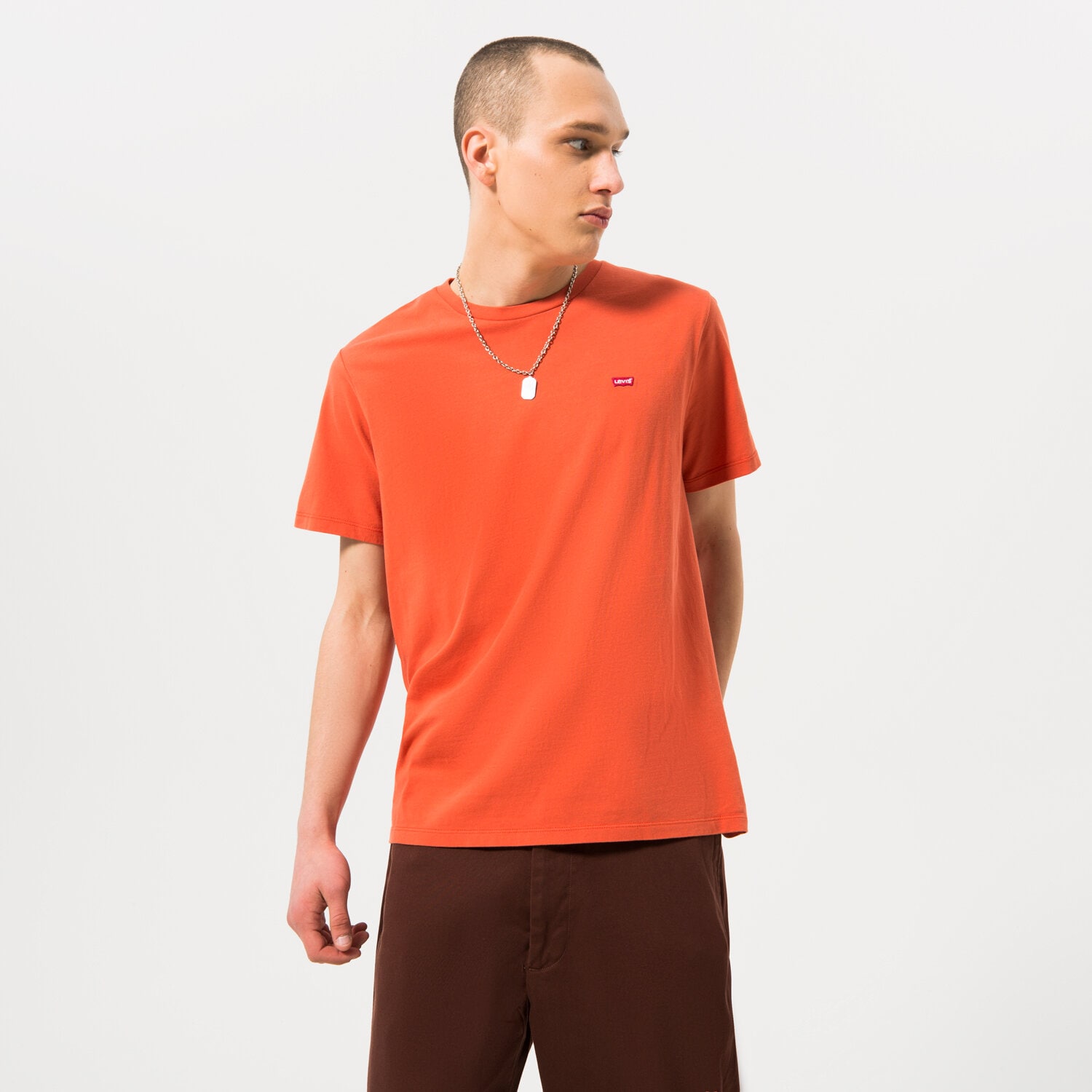 LEVI'S T-SHIRT SS ORIGINAL HM 56605-0154 CZERWONY | Męskie Koszulki w ...