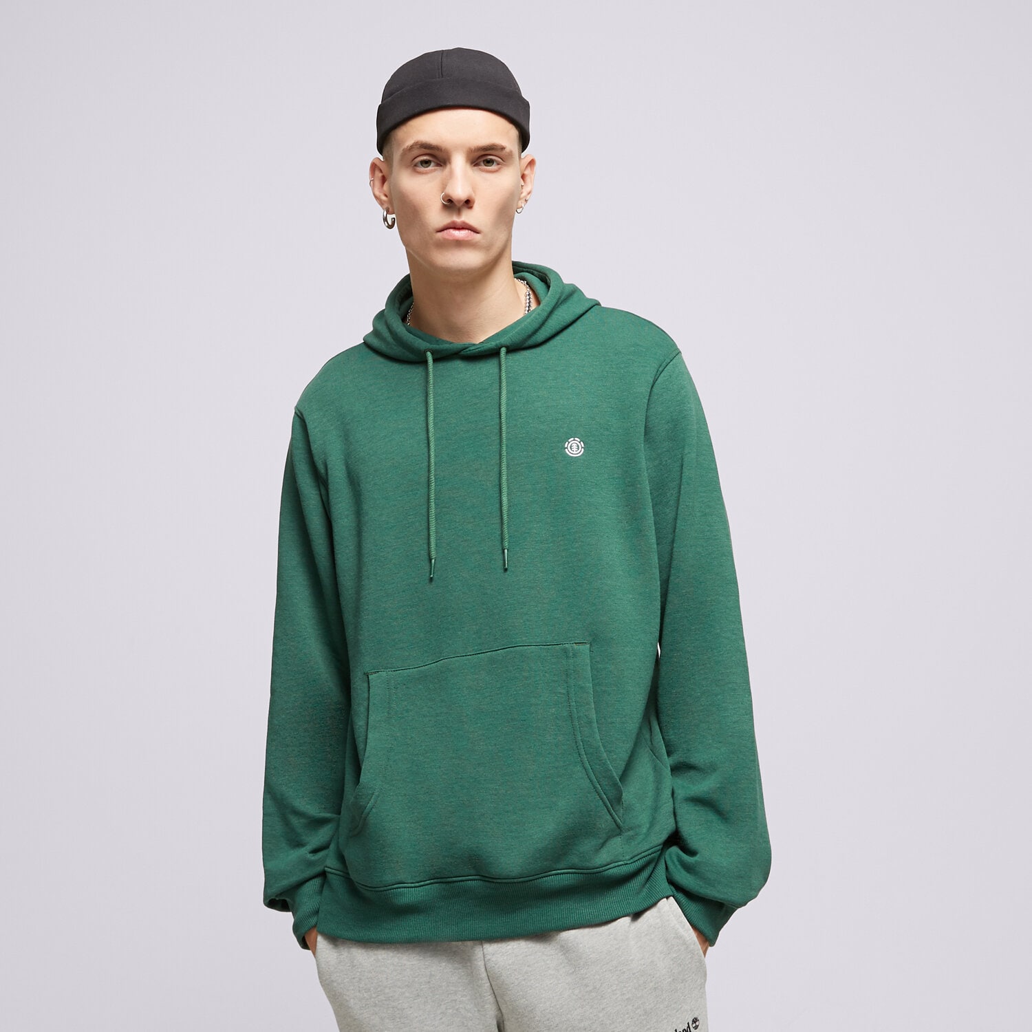 ELEMENT BLUZA Z KAPTUREM CORNELL CLASSIC PO ELYFT00159-GSL0 ZIELONY | Męskie Bluzy w Sizeer