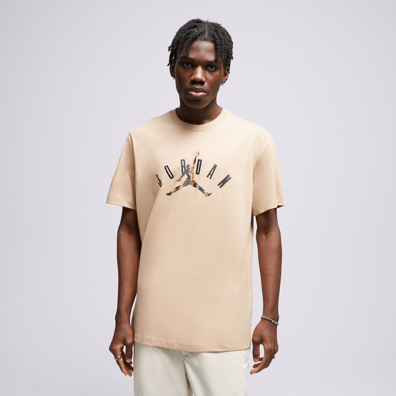 JORDAN T-SHIRT M J FLT MVP JM SS CREW FB7365-200 BEŻOWY | Męskie ...