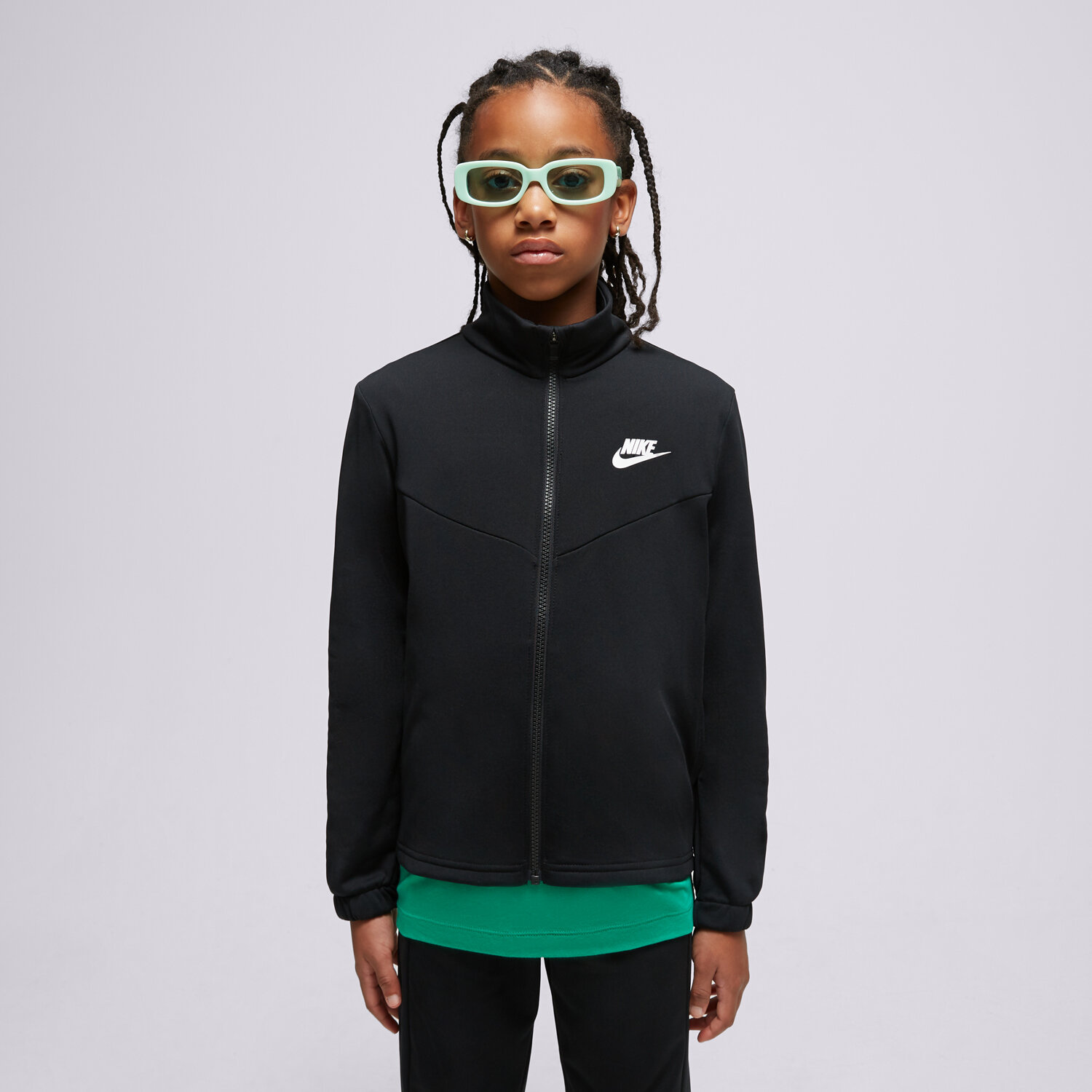 NIKE KOMPLET K NSW TRACKSUIT POLY U FD3067-010 CZARNY | Dziecięce Dresy ...