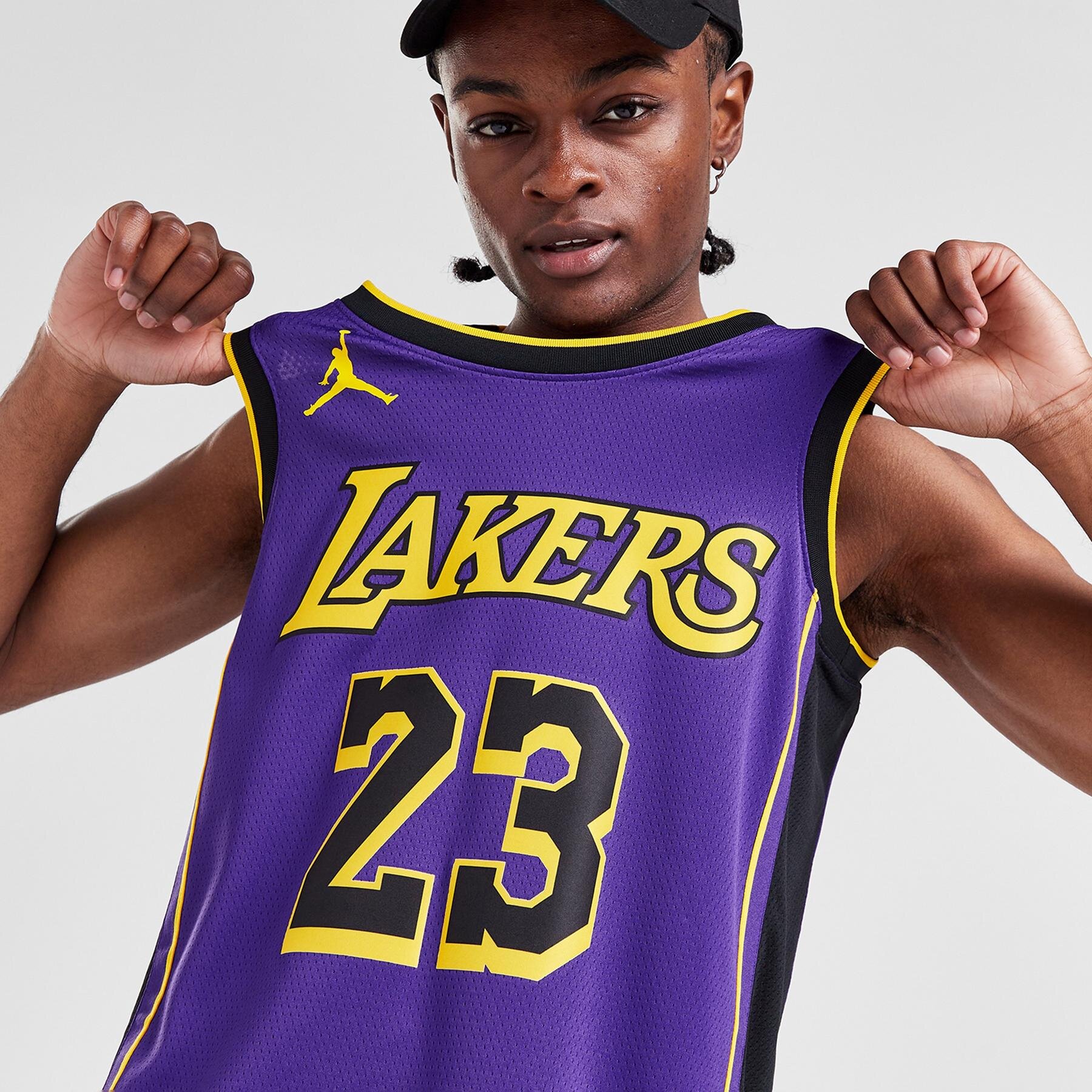 JORDAN LAL SWGMN STM 23 PPL S DO9530-508 FIOLETOWY | Męskie Koszulki w ...