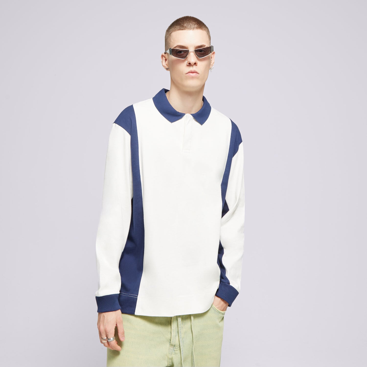 ELEMENT POLO LAWEN LS ELYKT00159-WBS0 BIAŁY | Męskie Koszulki w Sizeer